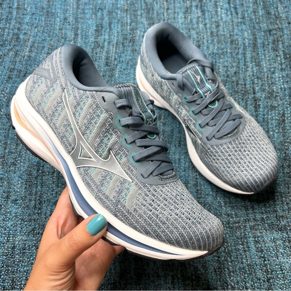 Mizuno | Shoes | Mizuno Wave Rider 25 Running Shoes In Quarry Vapors ...